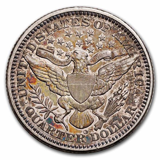 Buy 1900-O Barber Quarter AU | APMEX