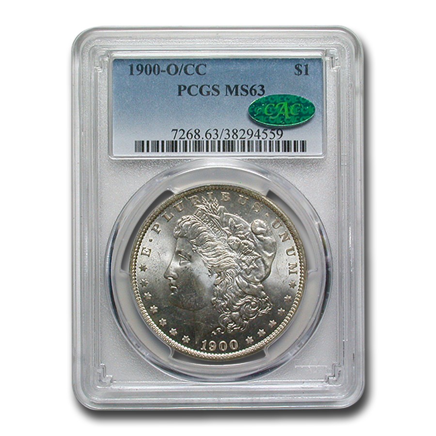 Buy 1900-O/CC Morgan Dollar MS-63 PCGS CAC | APMEX