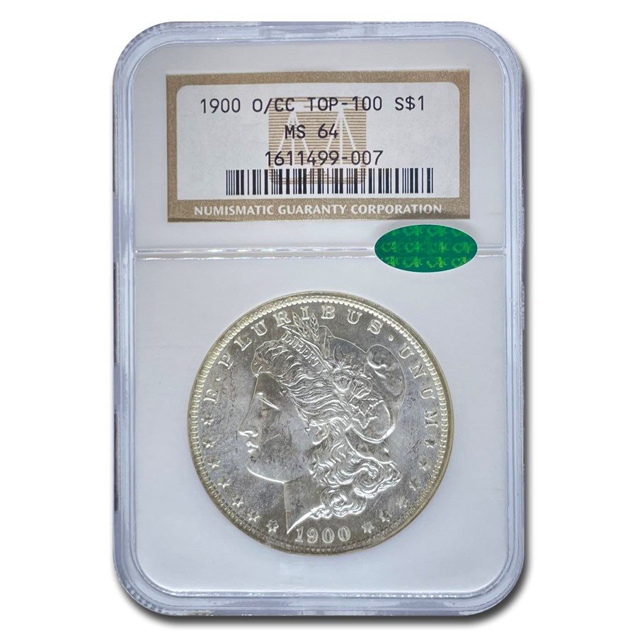Buy 1900-O/CC Morgan Dollar MS-64 NGC CAC (Top 100) | APMEX