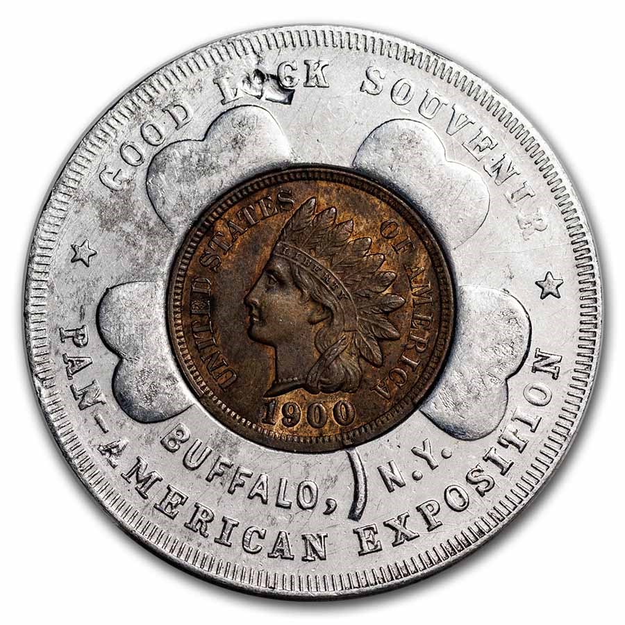 Buy 1900 Pan-American Exposition Lucky Indian Head Cent (Brown) | APMEX