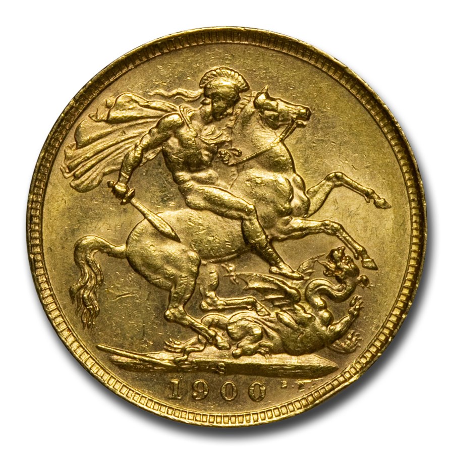 Buy 1900-S Australia Gold Sovereign Victoria Veil Head BU | APMEX