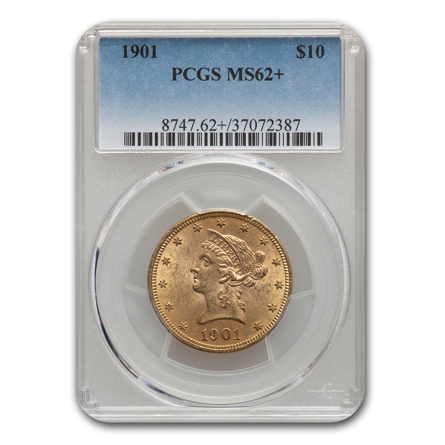 Buy 1901 $10 Liberty Gold Eagle MS-62+ PCGS | APMEX