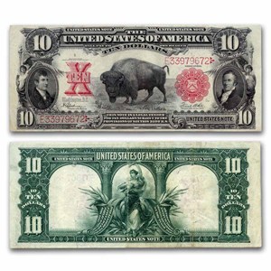 Buy 1901 $10 U.S. Note Lewis & Clark/Bison XF (Fr#122) | APMEX