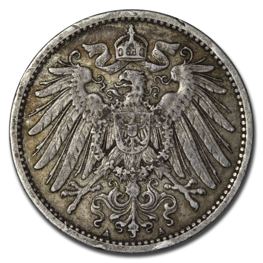 Buy 1901-A Germany Silver Mark XF | APMEX