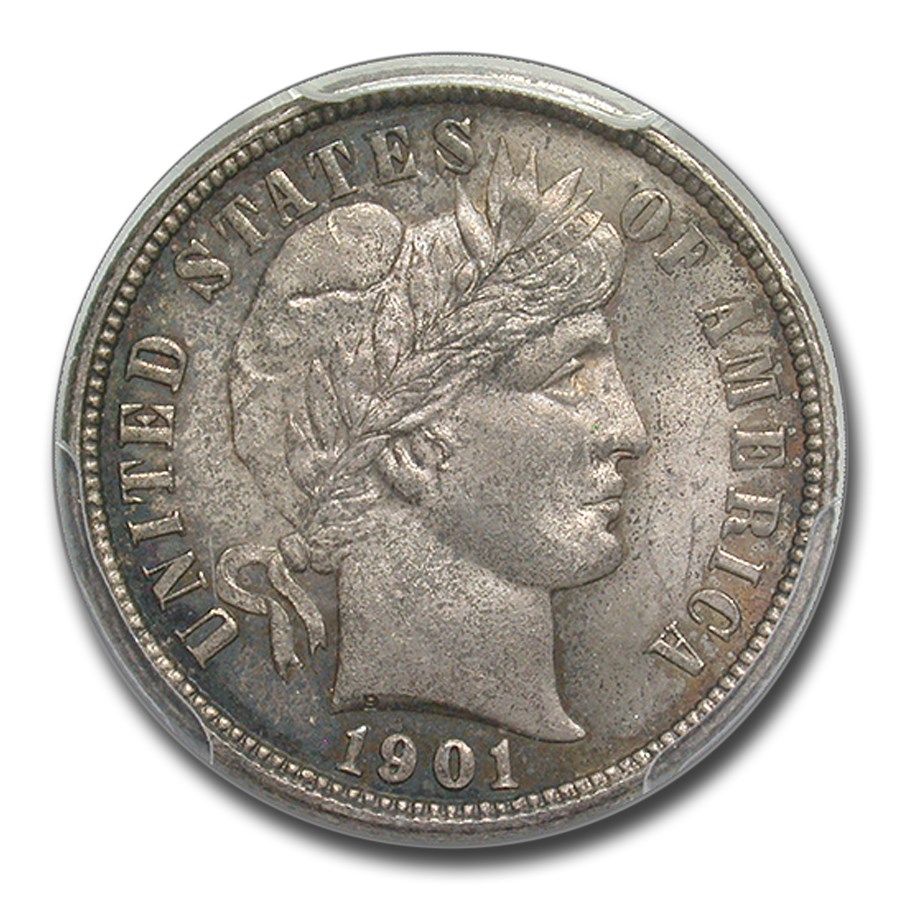 Buy 1901 Barber Dime MS-64 PCGS | APMEX