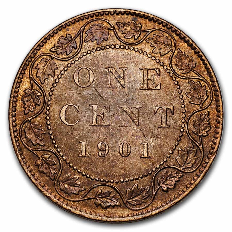 Buy 1901 Canada Large Cent Victoria AU | APMEX