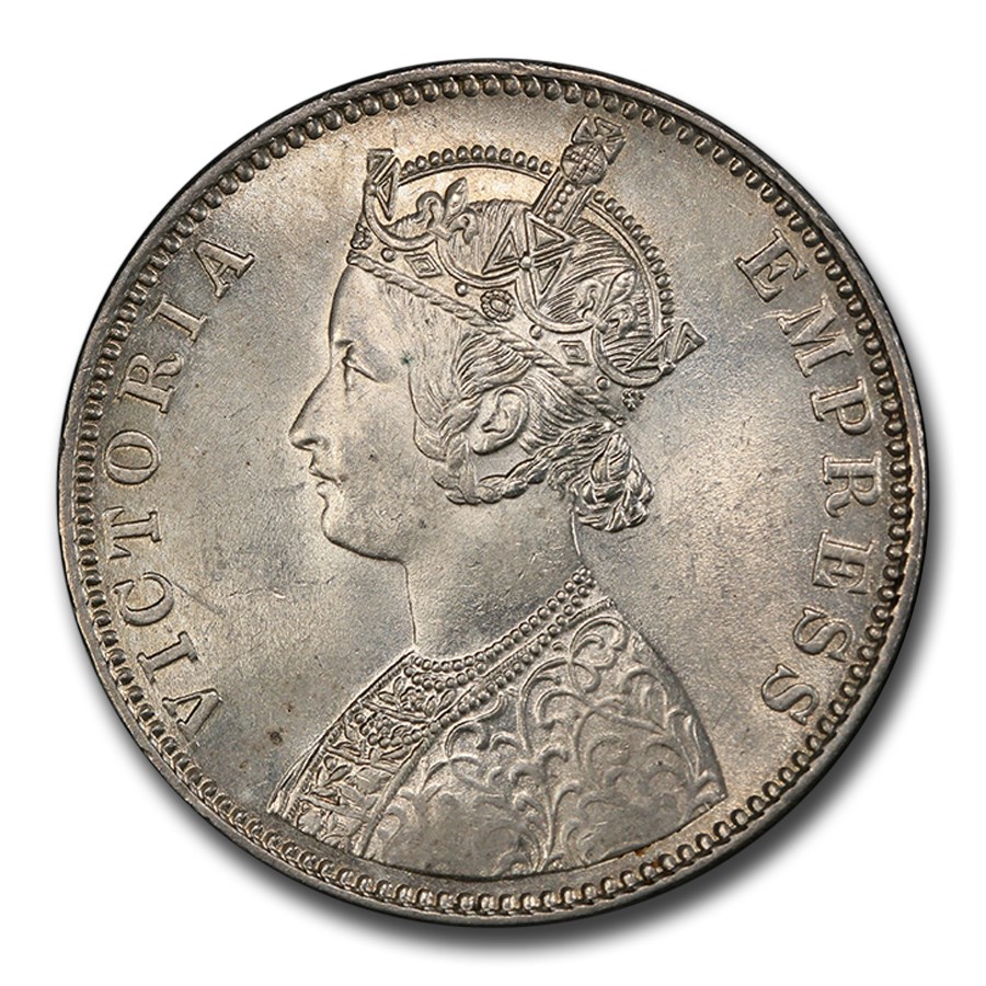 Buy 1901 India Silver Rupee Victoria MS-63 PCGS | APMEX