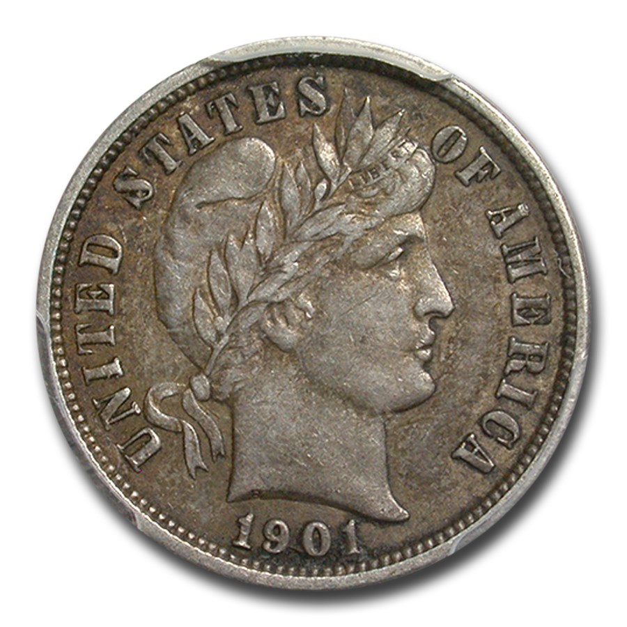 Buy 1901-O Barber Dime AU-53 PCGS | APMEX