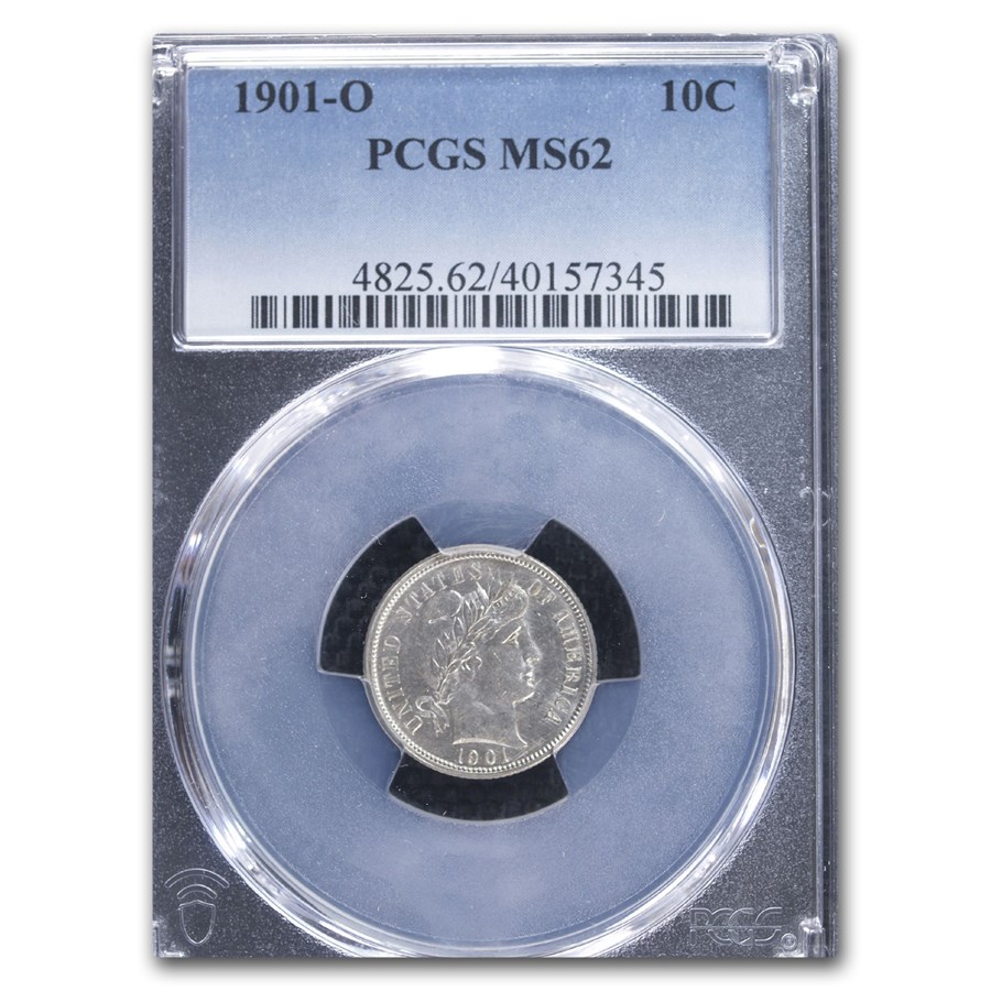 Buy 1901-O Barber Dime MS-62 PCGS | APMEX