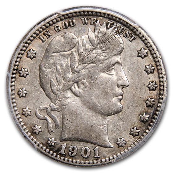 Buy 1901-O Barber Quarter XF-45 PCGS | APMEX