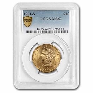 Buy 1901-S $10 Liberty Gold Eagle MS-62 PCGS | APMEX