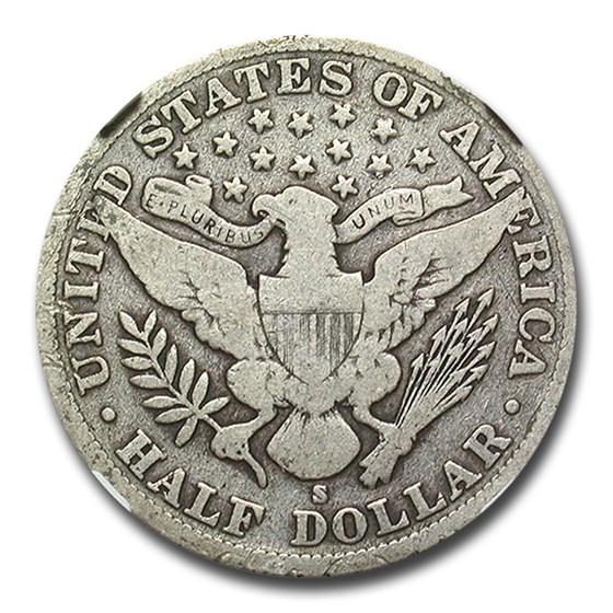 1901-S Barber Half Dollar VG-8 NGC