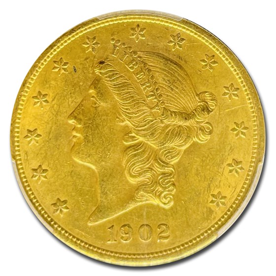 Buy 1902 $20 Liberty Gold Double Eagle MS-61 PCGS | APMEX