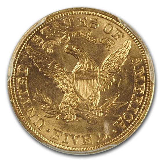 Buy 1902 $5 Liberty Gold Half Eagle MS-63 PCGS | APMEX