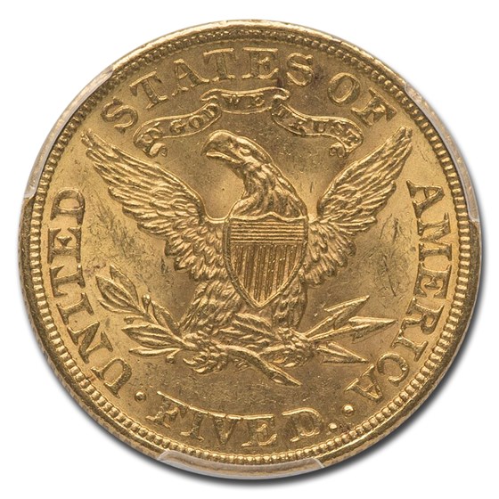 Buy 1902 $5 Liberty Gold Half Eagle MS-63+ PCGS | APMEX