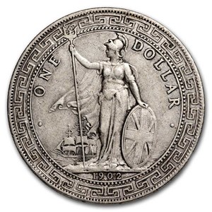 1902-B Great Britain Silver Trade Dollar VF