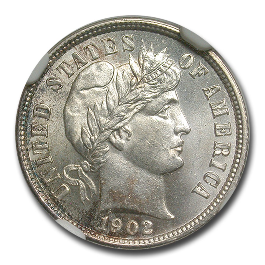 Buy 1902 Barber Dime MS-63 NGC | APMEX