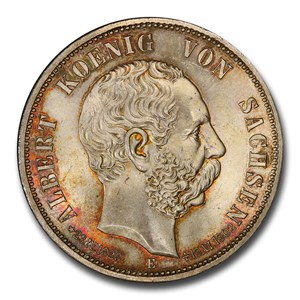 Buy 1902-E Germany Silver 5 Mark Koenig MS-66 PCGS | APMEX