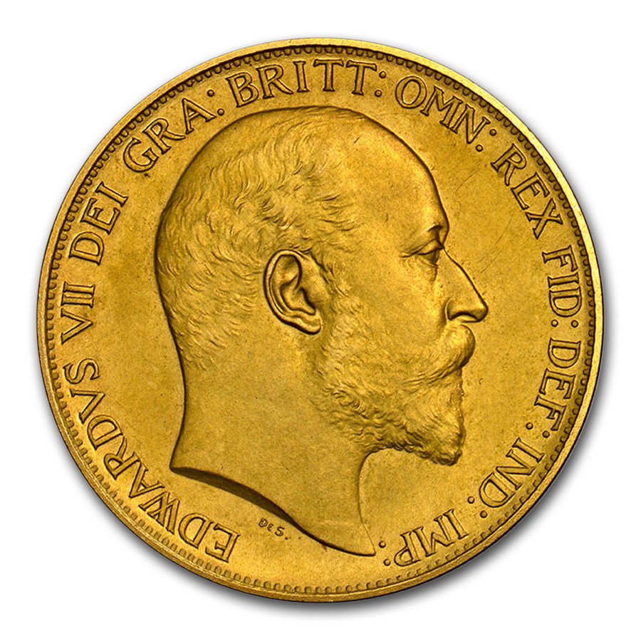 Buy 1902 Great Britain Gold 2 Pounds Edward VII PR-65 Matte NGC | APMEX