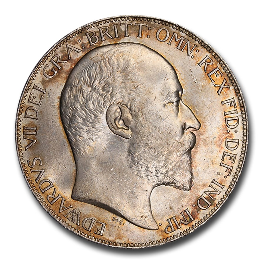 Buy 1902 Great Britain Silver Crown Edward VII MS-64 PCGS | APMEX