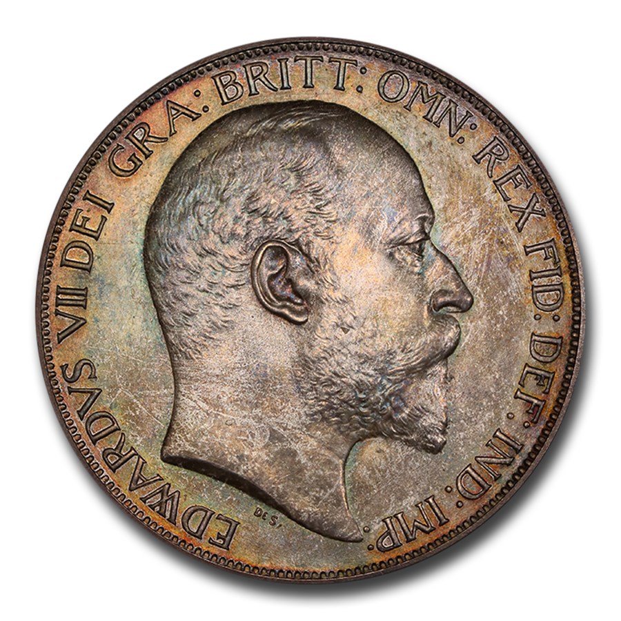 Buy 1902 Great Britain Silver Crown Edward VII PR-64 PCGS (Matte) | APMEX