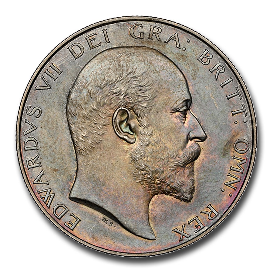 Buy 1902 Great Britain Silver Half Crown Edward VII PF-63 NGC (Matte ...
