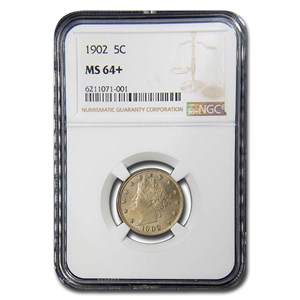 Buy 1902 Liberty Head V Nickel MS-64+ NGC | APMEX