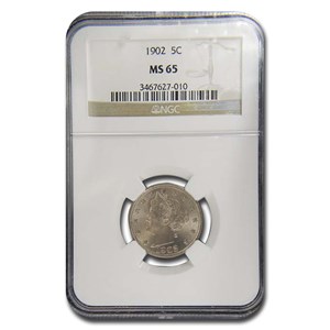 Buy 1902 Liberty Head V Nickel MS-65 NGC | APMEX