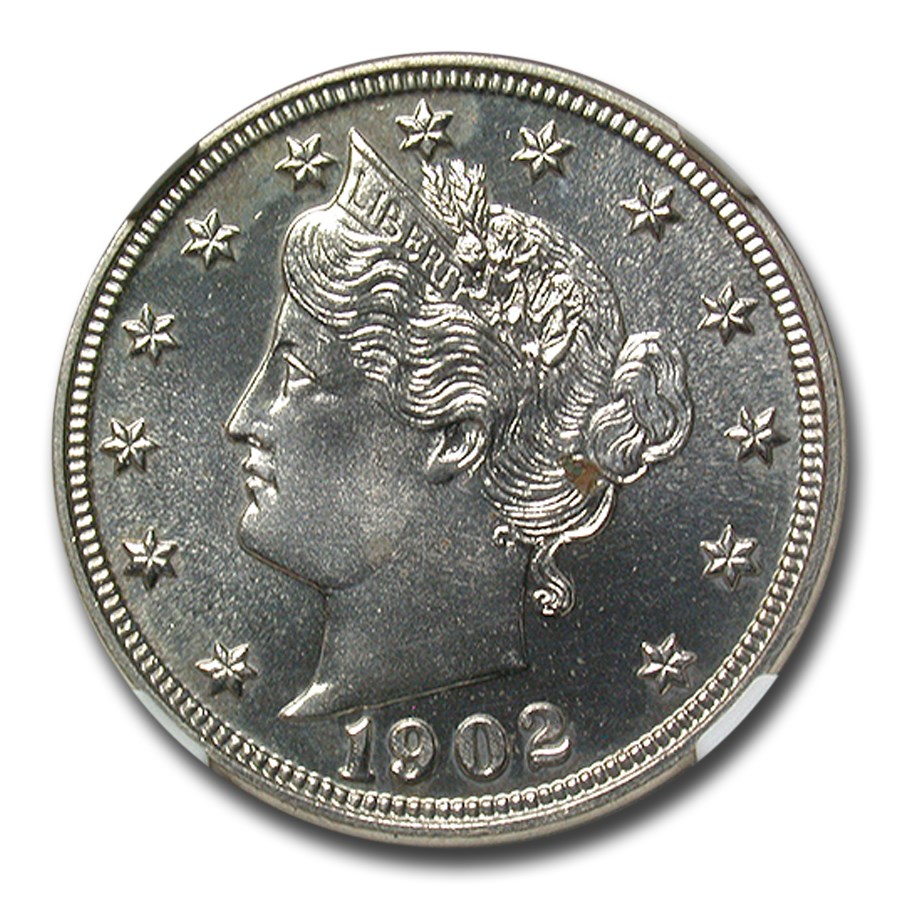 Buy 1902 Liberty Head V Nickel PF-64 NGC | APMEX