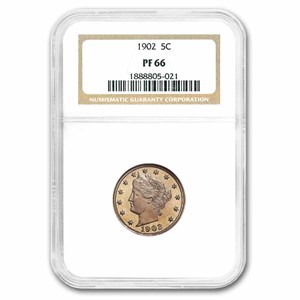 Buy 1902 Liberty Head V Nickel PF-66 NGC | APMEX