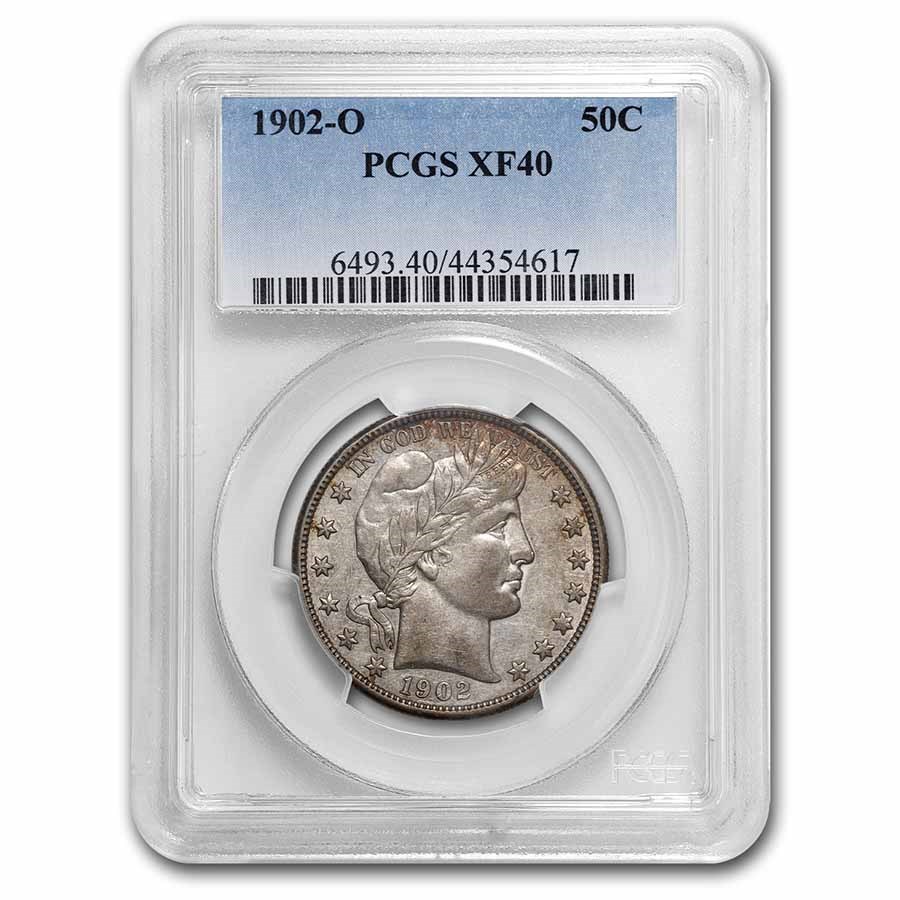 Buy 1902-O Barber Half Dollar XF-40 PCGS | APMEX