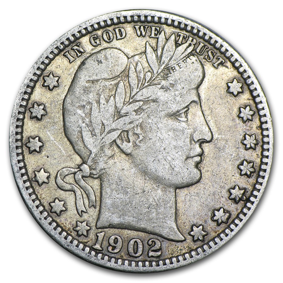 Buy 1902-O Barber Quarter VF | APMEX