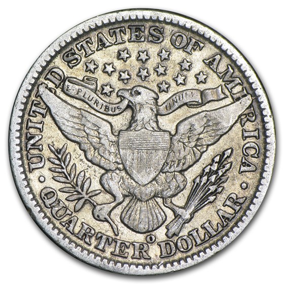 Buy 1902-O Barber Quarter VF | APMEX