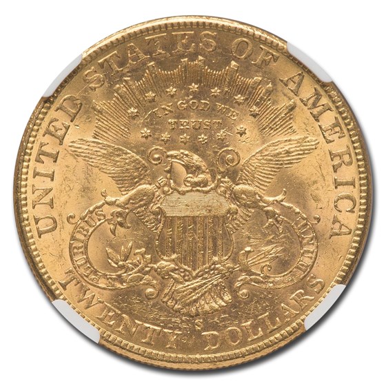 Buy 1902-S $20 Liberty Gold Double Eagle MS-61 NGC | APMEX