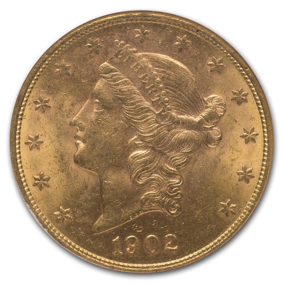 Buy 1902-S $20 Liberty Gold Double Eagle MS-62 NGC | APMEX