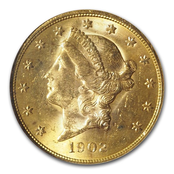 Buy 1902-S $20 Liberty Gold Double Eagle MS-63 NGC | APMEX