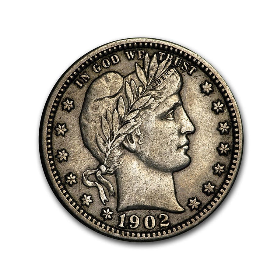Buy 1902-S Barber Quarter XF | APMEX