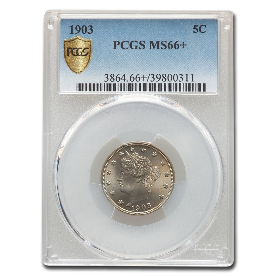 Buy 1903 Liberty Head V Nickel MS-66+ PCGS | APMEX