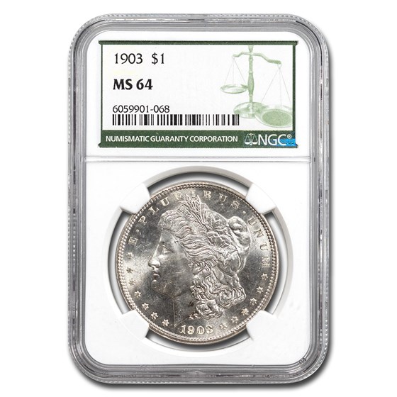 Buy 1903 Morgan Dollar MS-64 NGC (Green Label) | APMEX