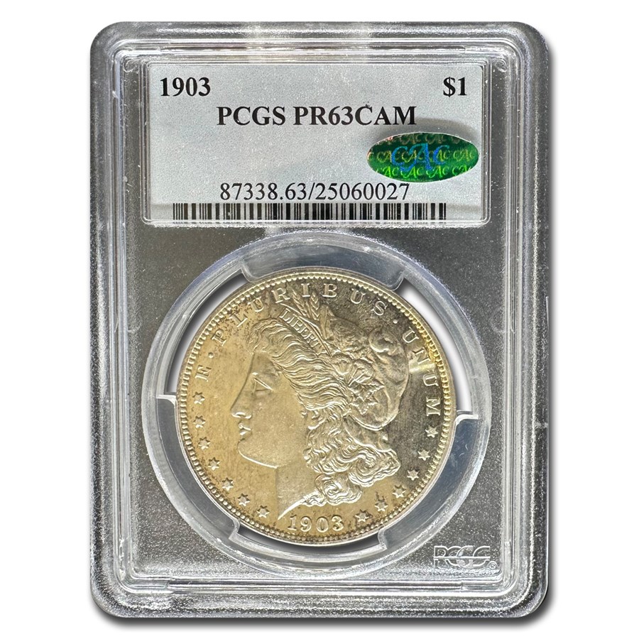 1903 Morgan Dollar PR-63 Cameo PCGS CAC