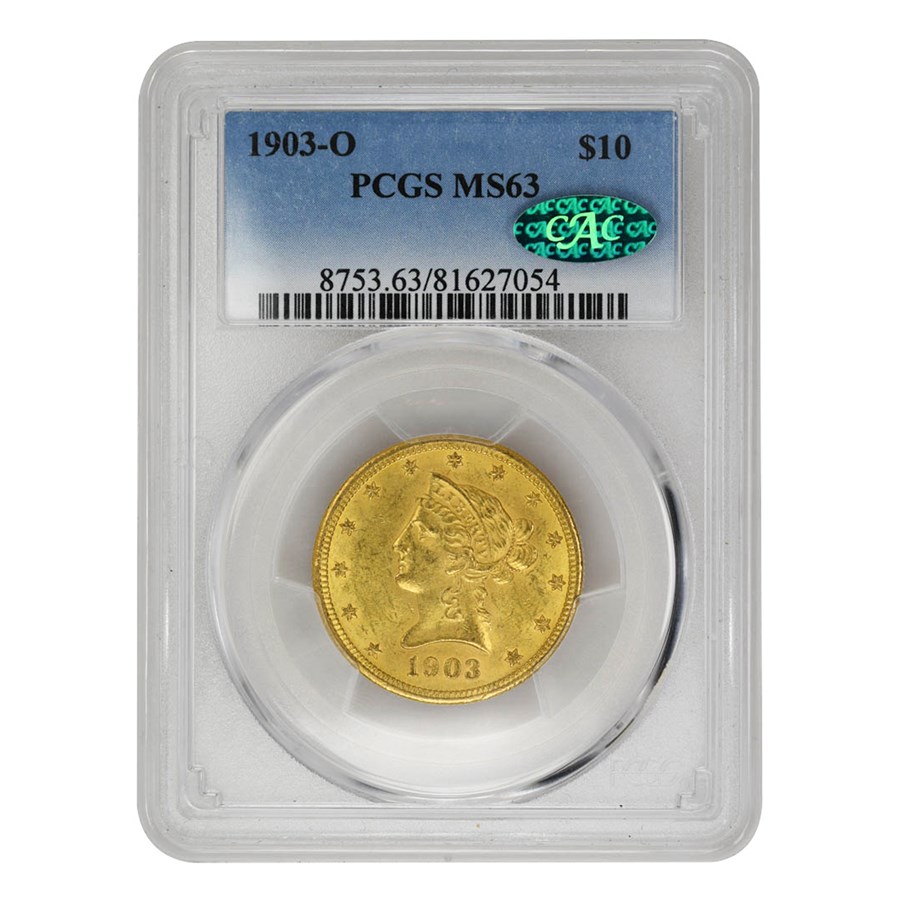 Buy 1903-O $10 Liberty Gold Eagle MS-63 PCGS CAC | APMEX