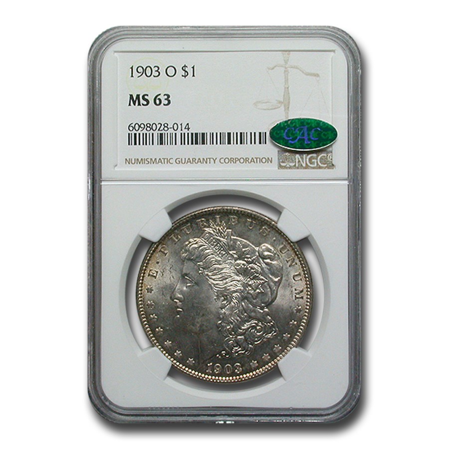 1903-O Morgan Dollar MS-63 NGC CAC