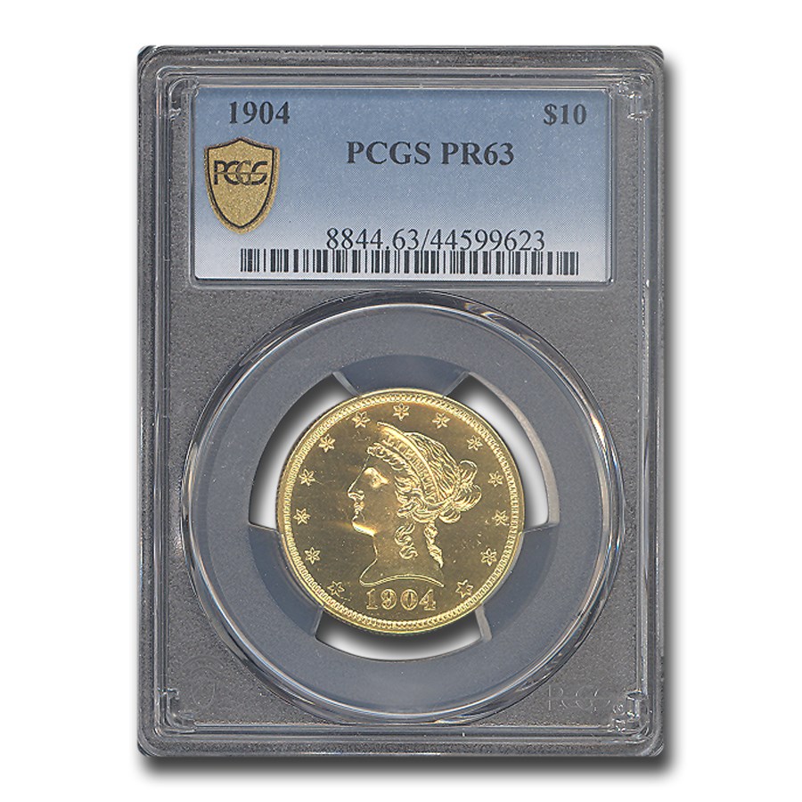 Buy 1904 $10 Liberty Gold Eagle PR-63 PCGS | APMEX