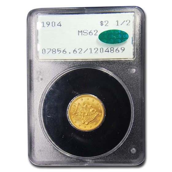 Buy 1904 $2.50 Liberty Gold Quarter Eagle MS-62 PCGS CAC | APMEX
