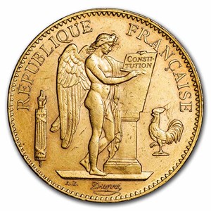 Buy 1904 France Gold 100 Franc Angel AU | APMEX