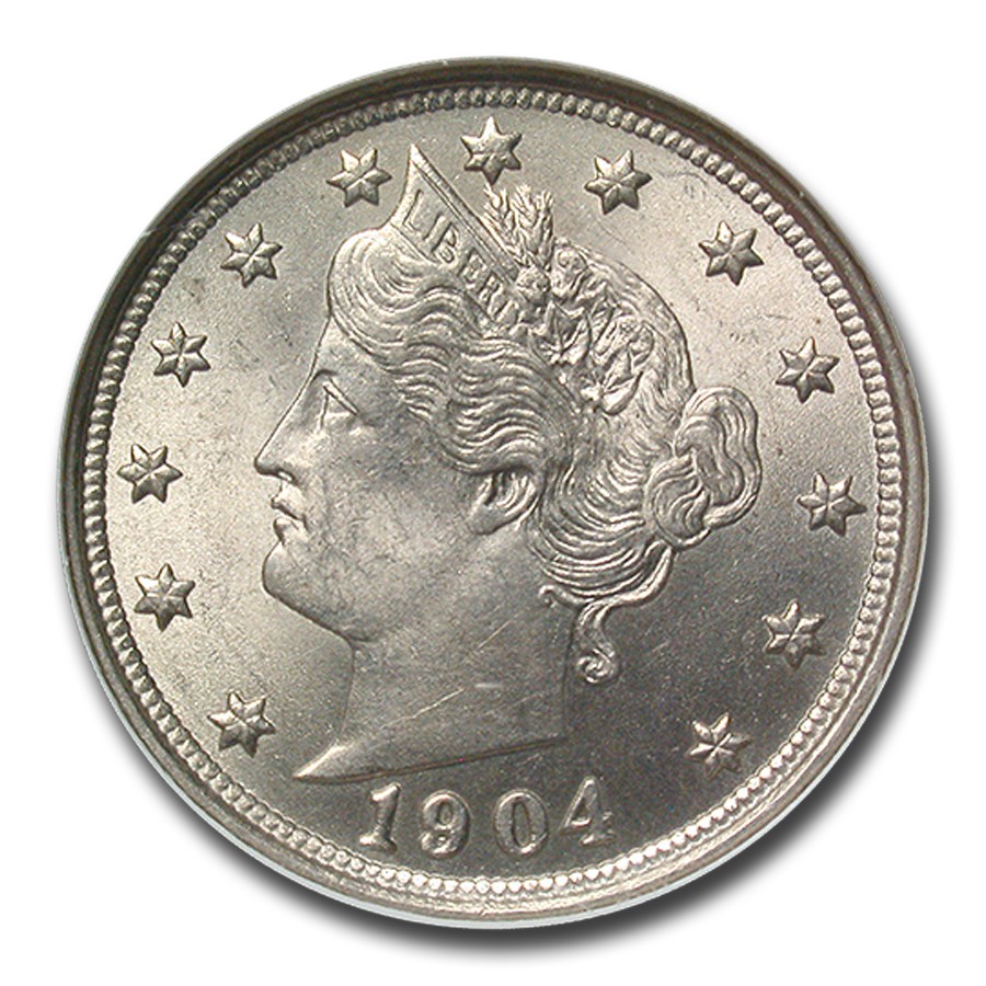 1904 Liberty Head V Nickel MS-63 NGC