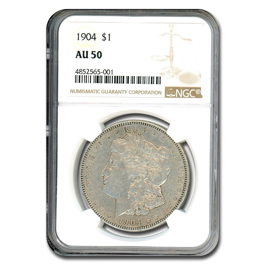 Buy 1904 Morgan Dollar AU-50 NGC | APMEX