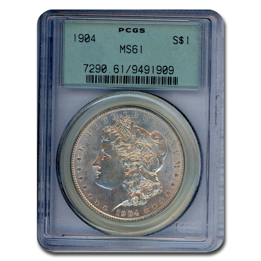 Buy 1904 Morgan Dollar MS-61 PCGS | APMEX