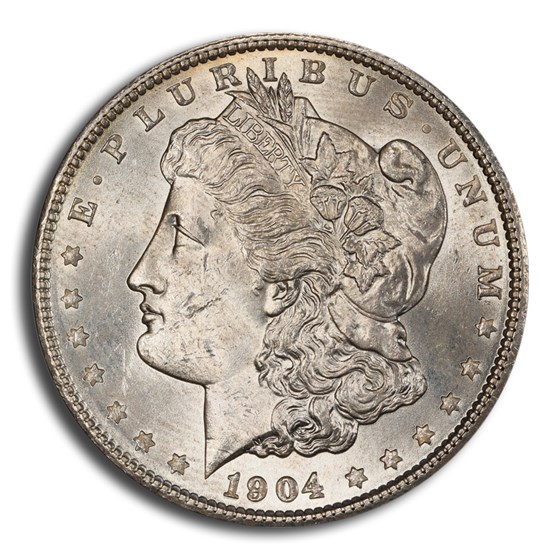 Buy 1904 Morgan Dollar MS-63 PCGS (Beautiful Toning) | APMEX