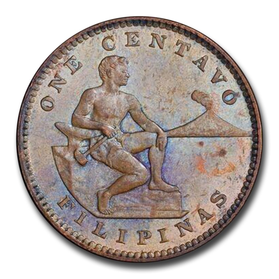 1904 Philippines Centavo MS-64 PCGS (Brown)